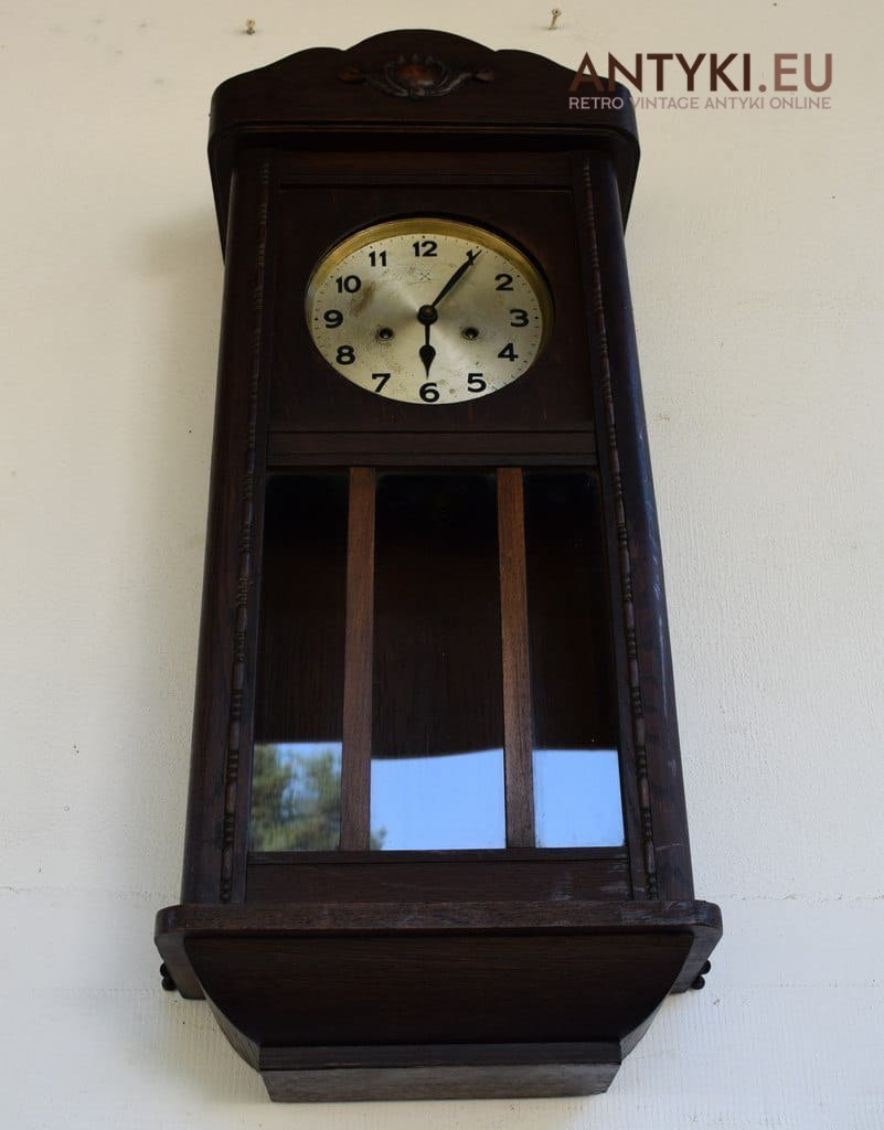 Muzealny zegar na ścianę. Junghans, Hamburg American Clock Company (H.A ...